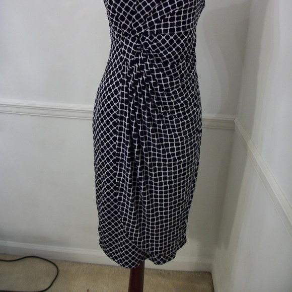 Enfocus Studio | Dresses | En Focus Studio Black White Print Dress Size ...